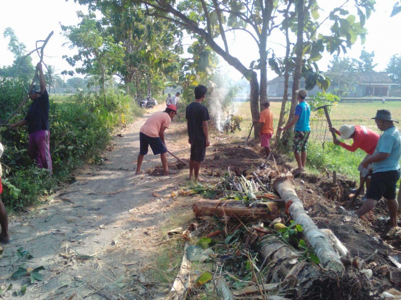 PERSIAPAN PEMBANGUNAN TALUD GELANGAN - BAKULAN - Website Kalurahan Patalan