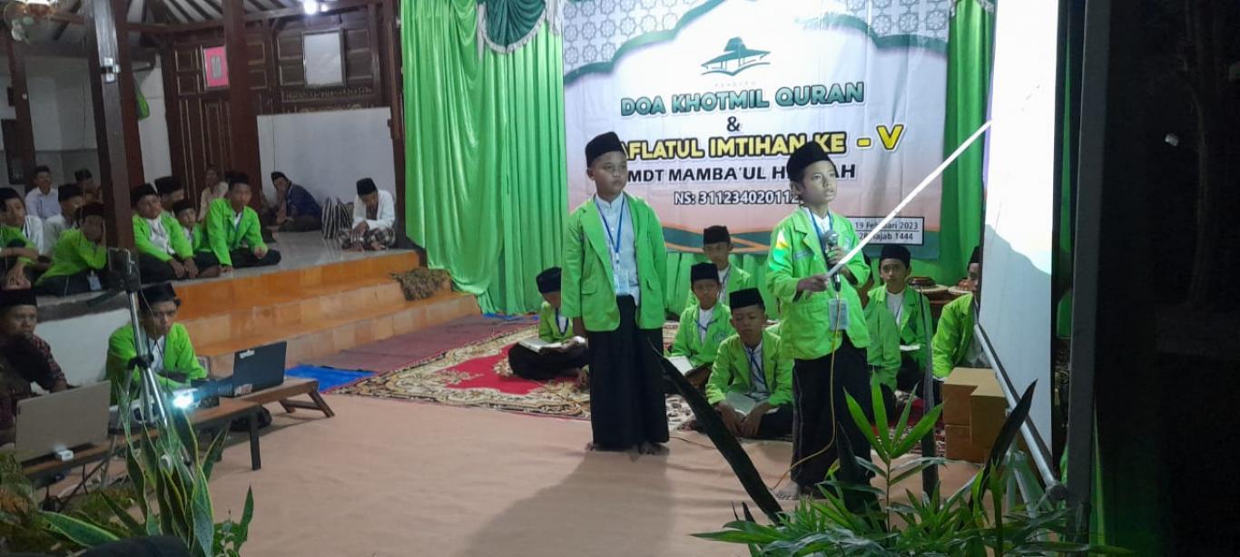 Doa Khotmil Quran dan Haflatul Imtihan Ke 5 di MDT Mamba'ul Hikmah Dusun Gaduh - Website ...